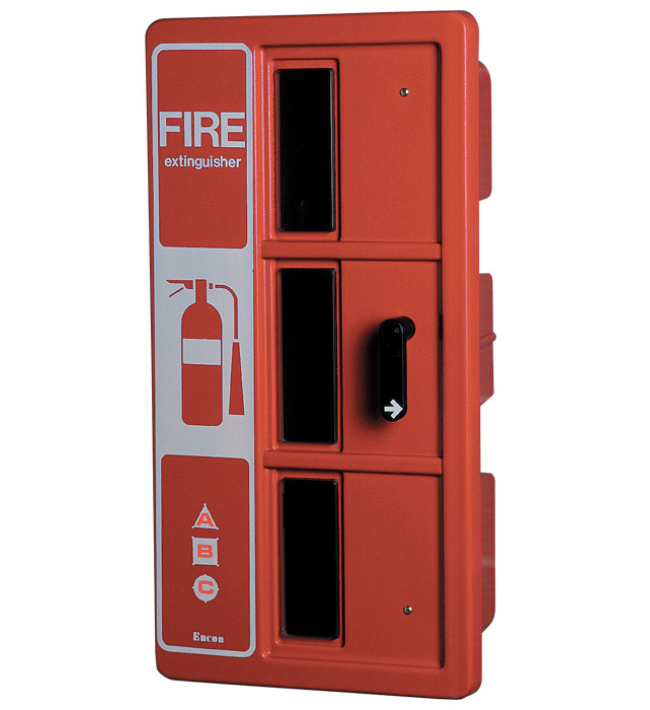 Encon 01337002 Fire Extinguisher Wall Case | Cabinet
